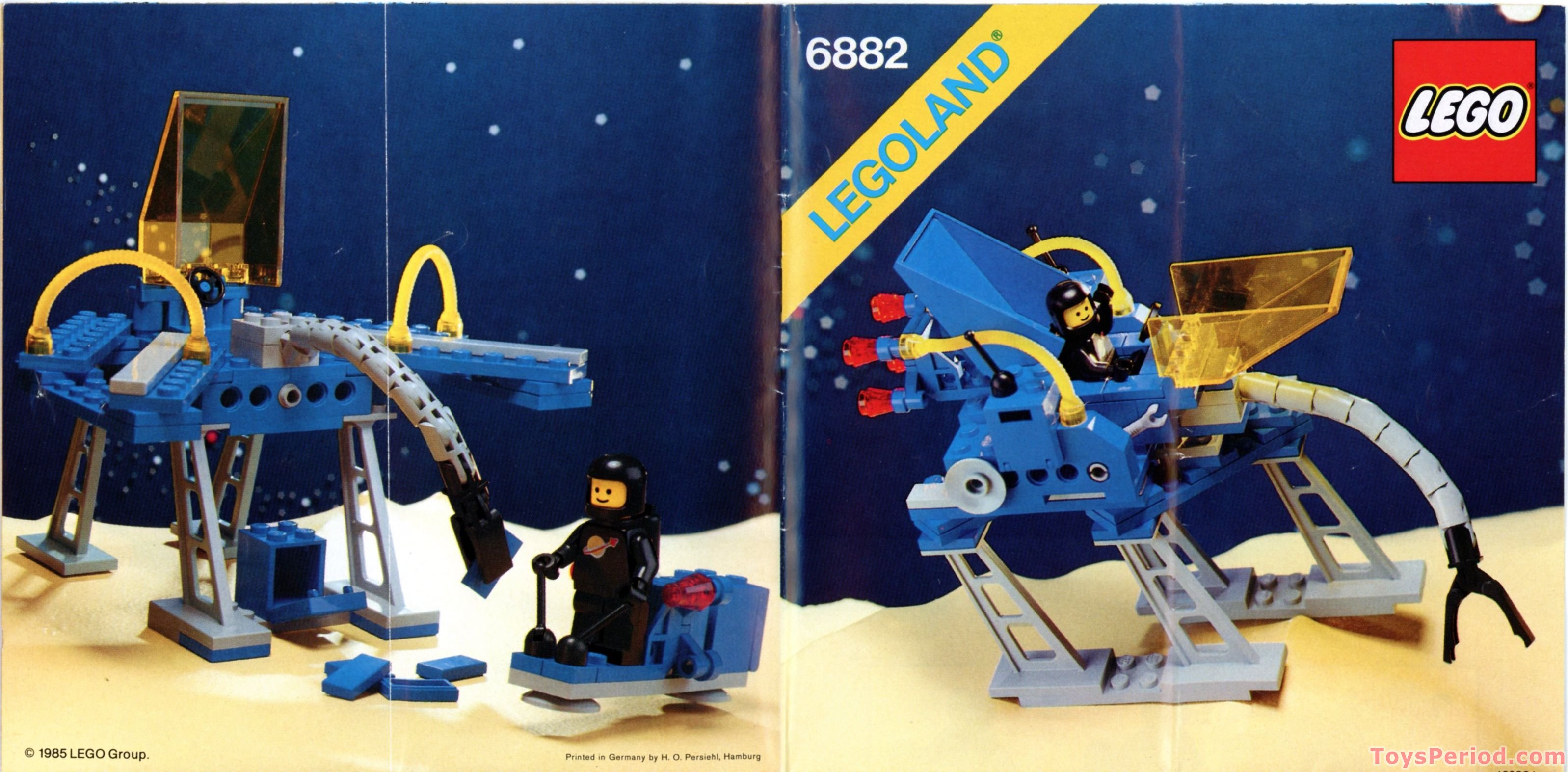 LEGO 6882 Walking Astro Grappler Instructions and Parts List