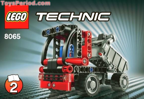 LEGO 8065 Mini Container Truck Instructions and Parts List