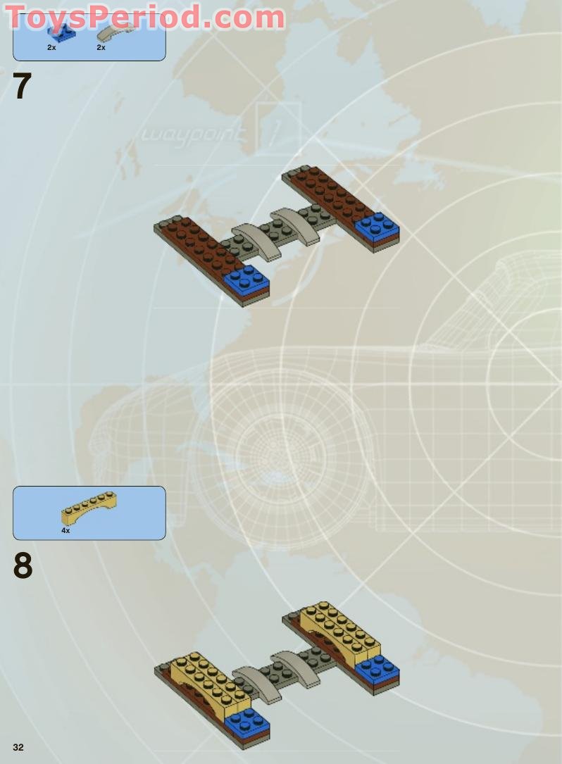 LEGO 8487 Flo's V8 Cafe Instructions and Parts List