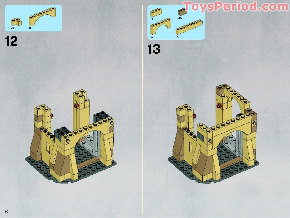 LEGO 9516 Jabba's Palace Instructions and Parts List