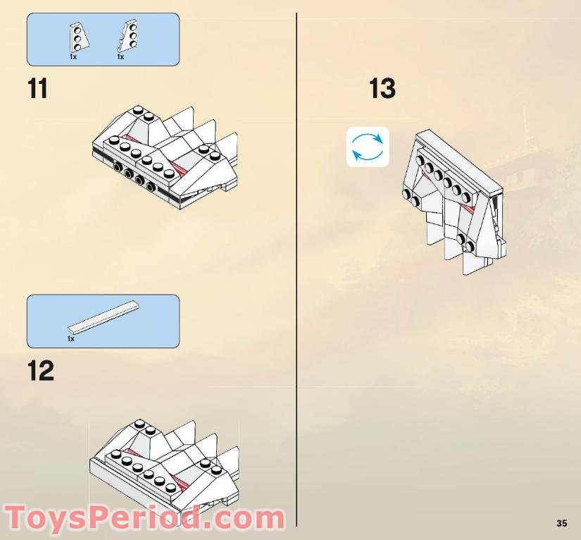 LEGO 2506 Skull Truck Instructions and Parts List