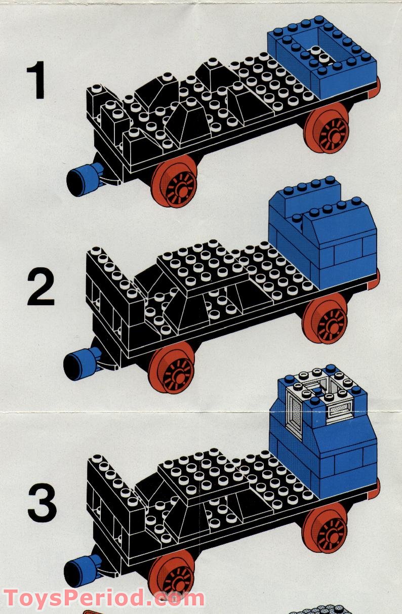 LEGO 183 Complete Train Set with Motor and Signal Instructions and ...