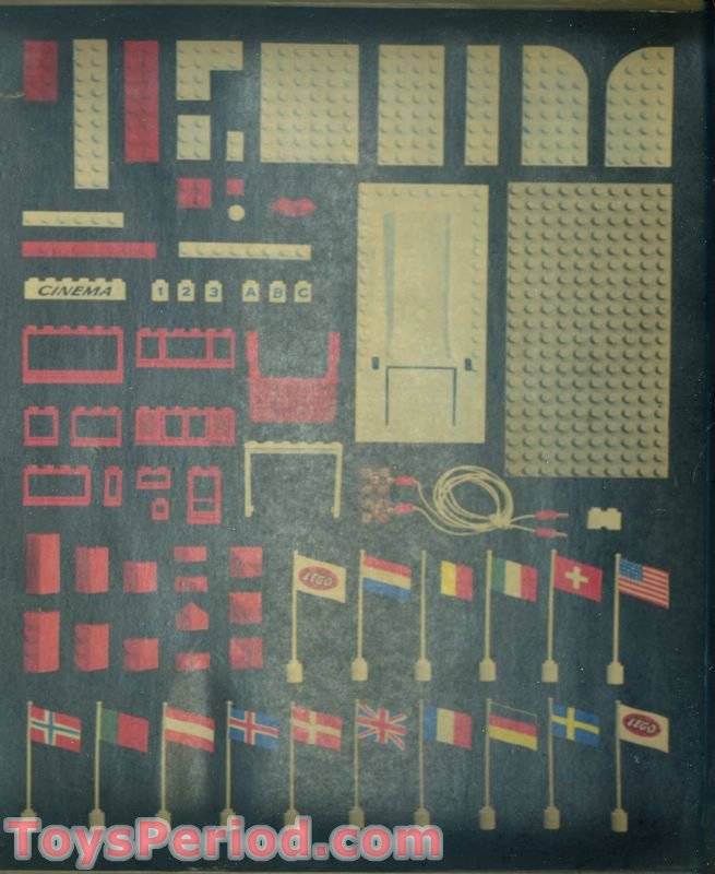 LEGO 310-5 Esso Filling Station Instructions and Parts List