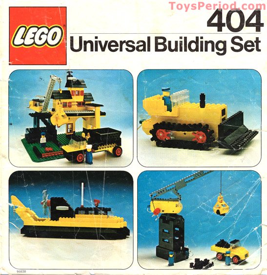 LEGO 404-1 Universal Building Set Instructions and Parts List