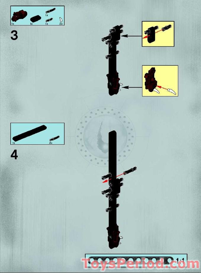 LEGO 10204 Vezon and Kardas Instructions and Parts List