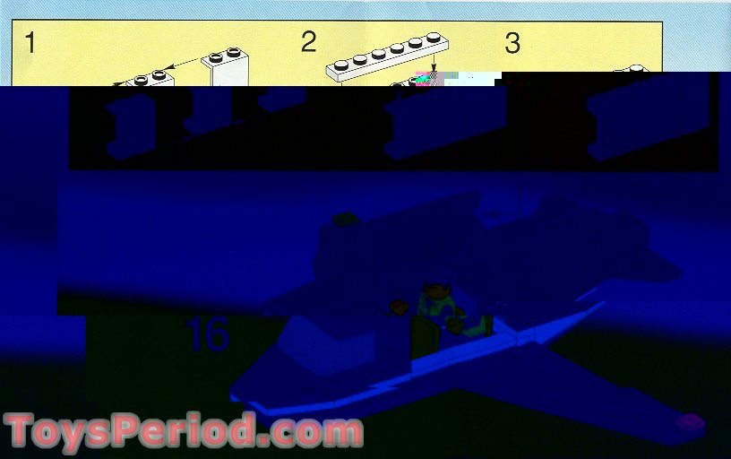 LEGO 2718 Aircraft and Ground Crew Instructions and Parts List