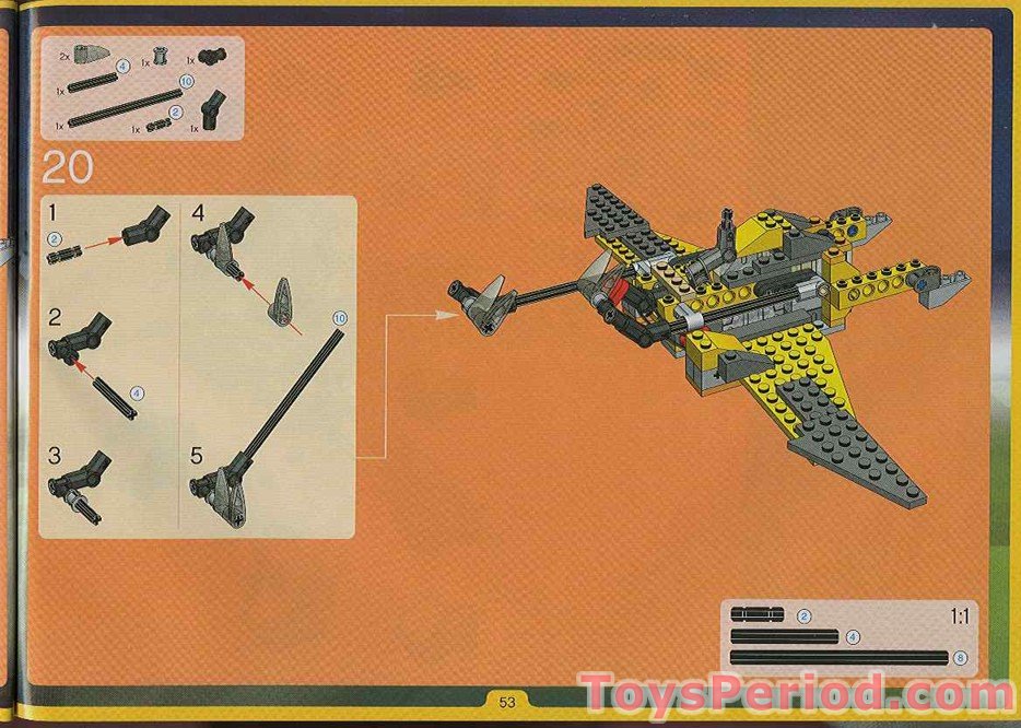 LEGO 4094 Motor Movers Instructions and Parts List