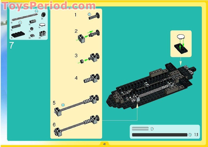 LEGO 4403 Air Blazers Instructions and Parts List