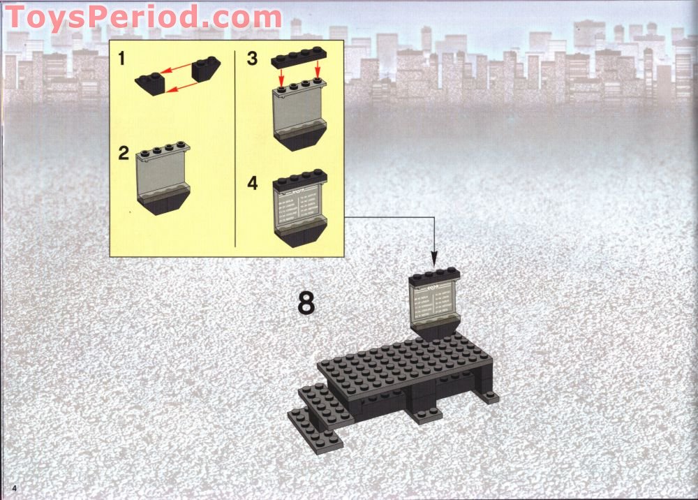 LEGO 4511 High Speed Train Instructions and Parts List