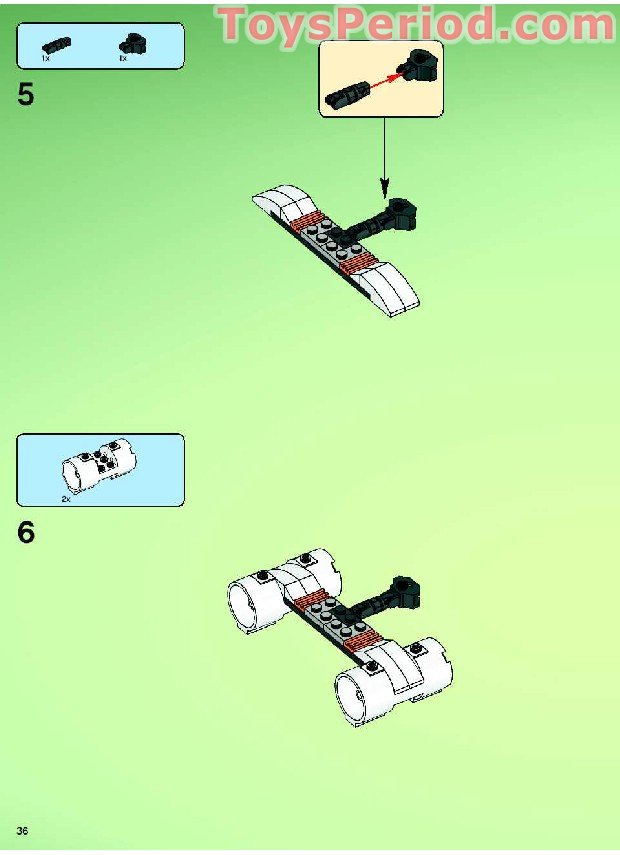 LEGO 7649 MT-201 Ultra-Drill Walker Instructions and Parts List