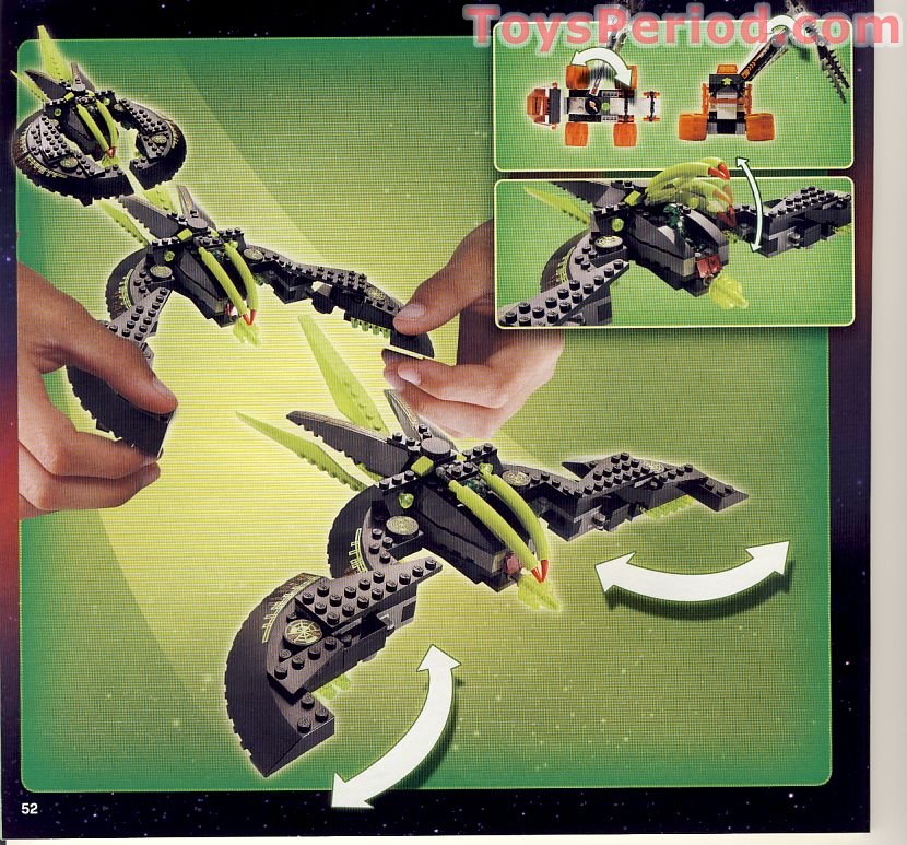 LEGO 7693 Etx Alien Strike Instructions and Parts List