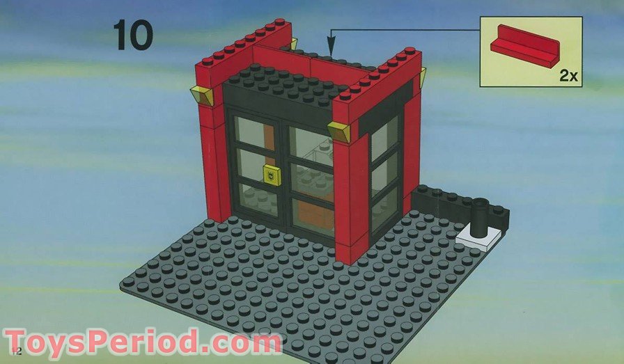 LEGO 7240 Fire Station Instructions and Parts List