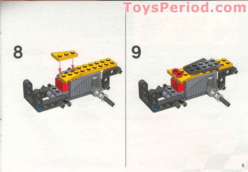 LEGO 8648 Buzz Saw Instructions and Parts List