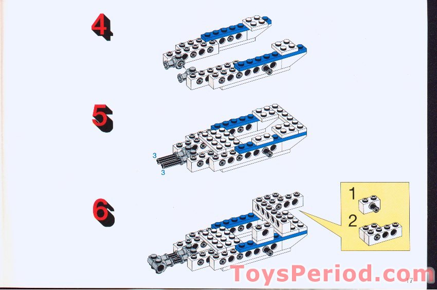 LEGO 8824 Hovercraft Instructions and Parts List