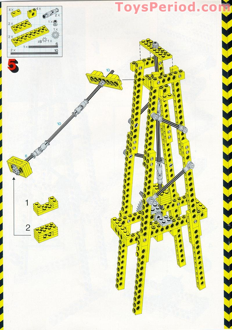 LEGO 8090 Technic Universal Set Instructions and Parts List