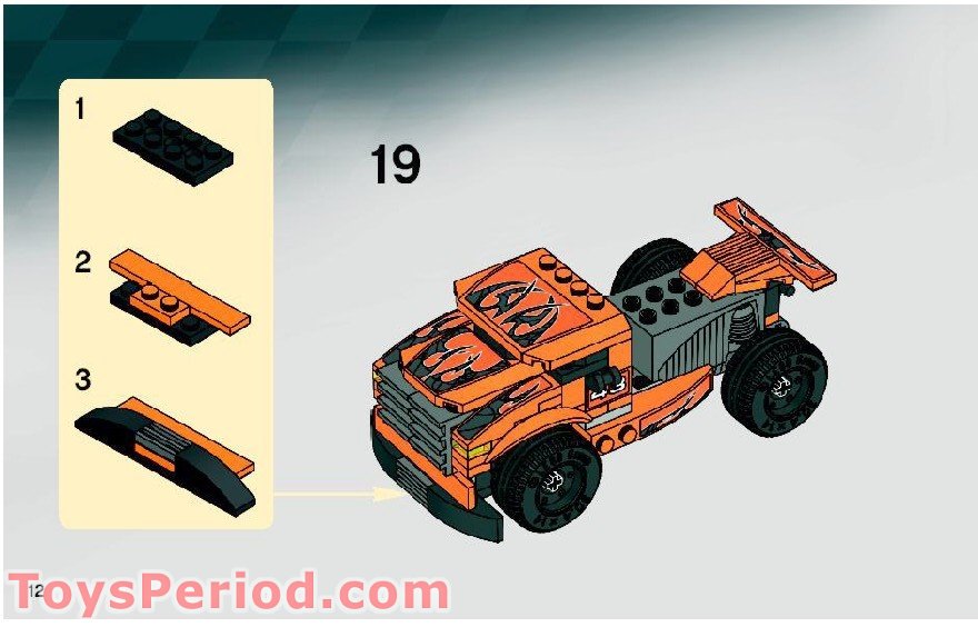 LEGO 8162 Race Rig Instructions and Parts List