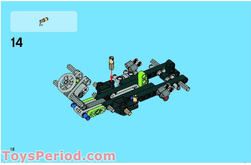 LEGO 8256 Super Kart Instructions and Parts List
