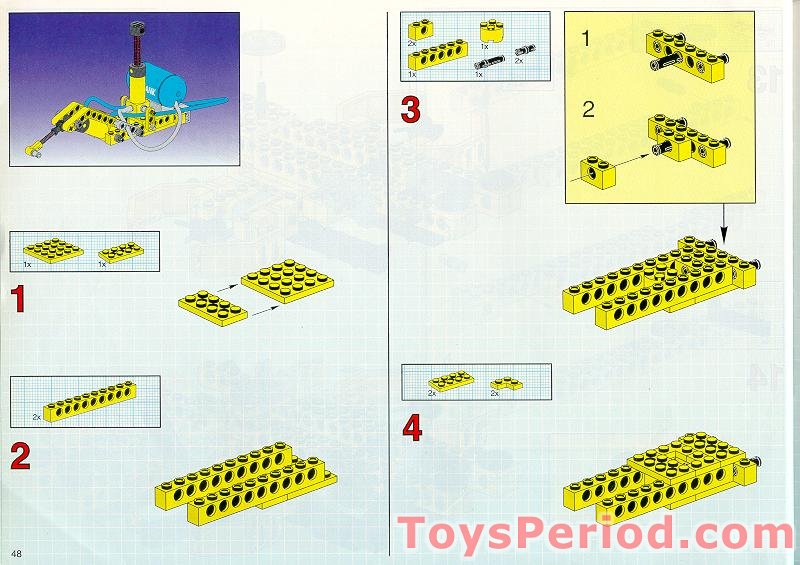 LEGO 8250 Search Sub Instructions and Parts List