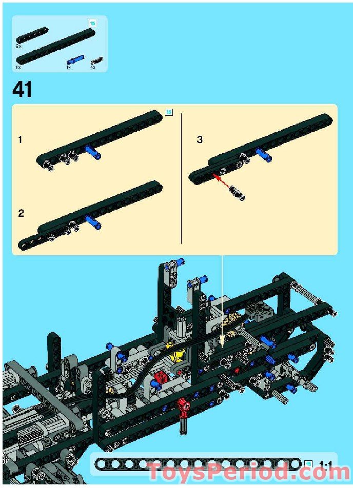LEGO 8297 Off Roader Instructions and Parts List