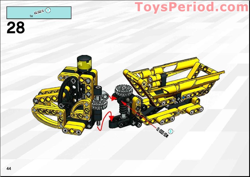 LEGO 8451 Dumper Instructions and Parts List