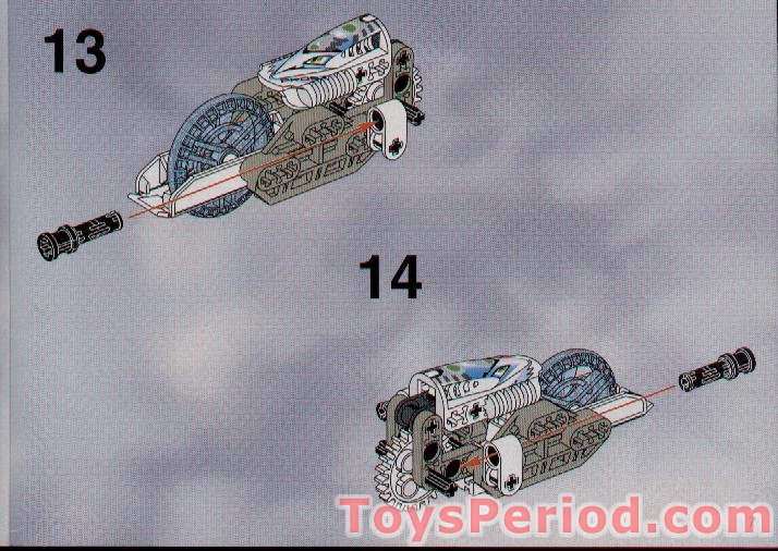 LEGO 8511 Frost Instructions and Parts List
