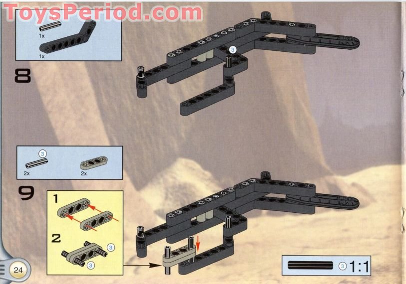 LEGO 8548 Nui-Jaga Instructions and Parts List