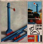LEGO 156-1 2 Signals with Automatic Stop or Go Attachment Instructions ...