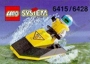 LEGO 6415 Res-Q Jet Ski Instructions and Parts List