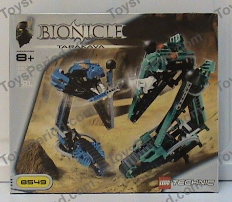 LEGO 8549 Tarakava Instructions and Parts List