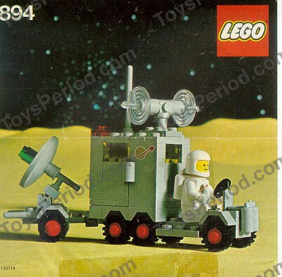 LEGO 894 Mobile Tracking Station, Non-US Version of 452 Instructions ...
