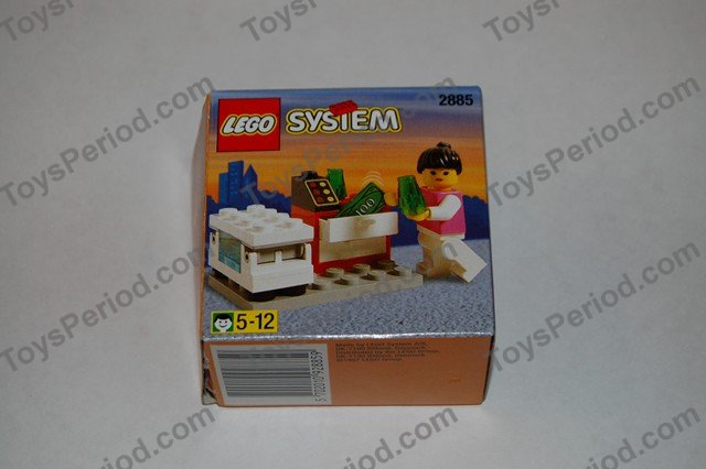 LEGO 2885 Ice Cream Seller Instructions and Parts List