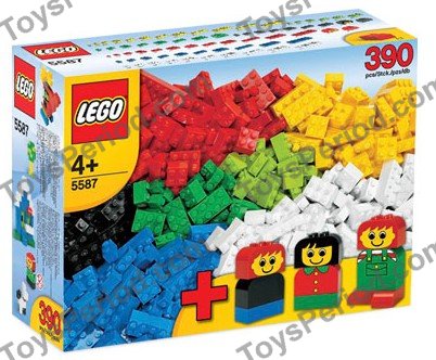 LEGO 5587 Basic Bricks with Fun Figures Set Parts List