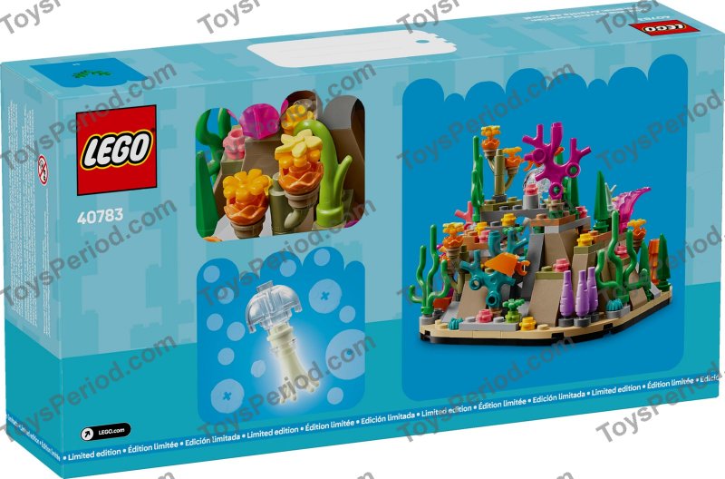 LEGO 40783 Coral Reef Diorama Set Parts List