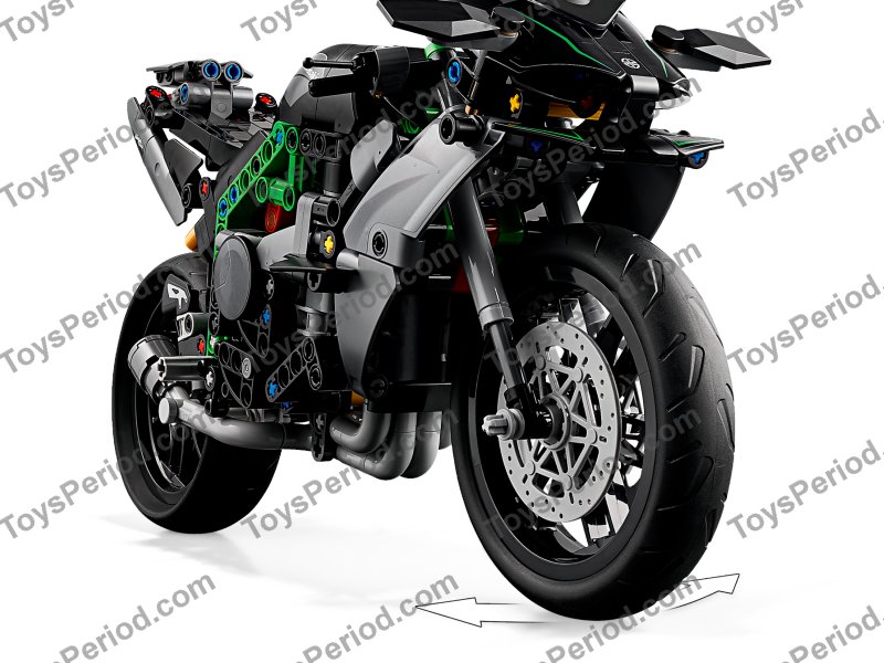LEGO 42170 Kawasaki Ninja H2R Motorcycle Set Parts List