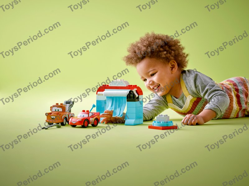 LEGO 10996 Lightning McQueen & Mater's Car Wash Fun Set Parts List