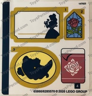 LEGO Sets with Part 43177stk01 Sticker Sheet for Set 43177, Sheet 1 ...