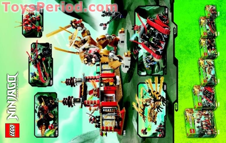 LEGO 70501 Warrior Bike Instructions and Parts List