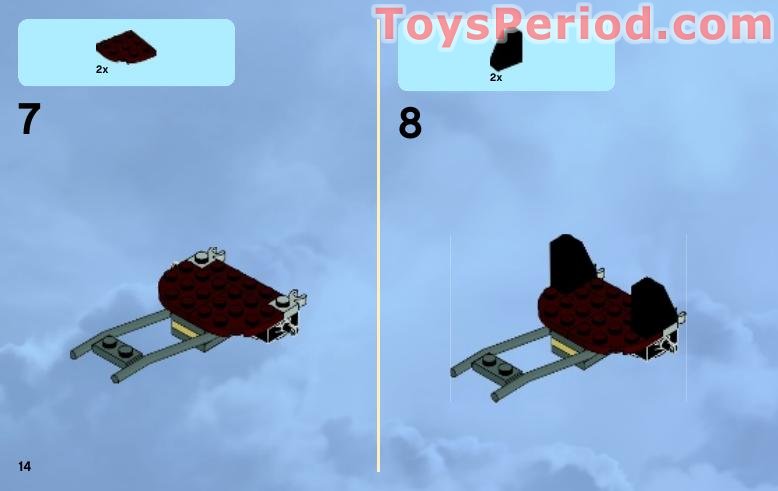 LEGO 9462 The Mummy Instructions and Parts List