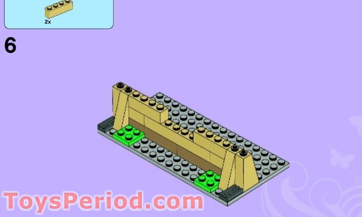 LEGO 3185 Summer Riding Camp Instructions and Parts List