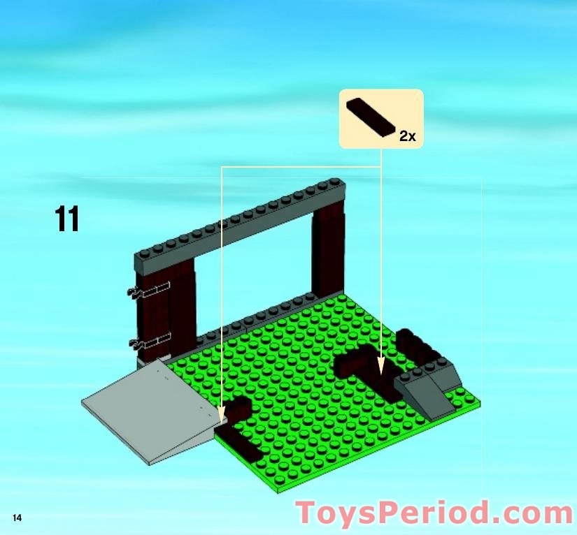 LEGO 4438 Robber's Hideout Instructions and Parts List