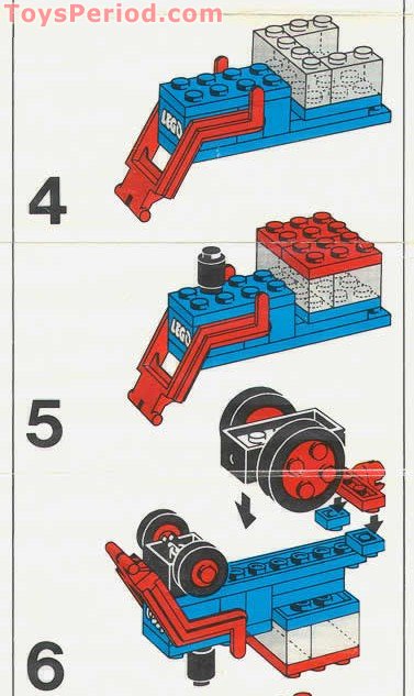 LEGO 604-2 Excavator Instructions and Parts List