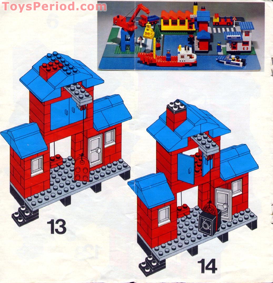 LEGO 364 Harbour Scene Instructions and Parts List