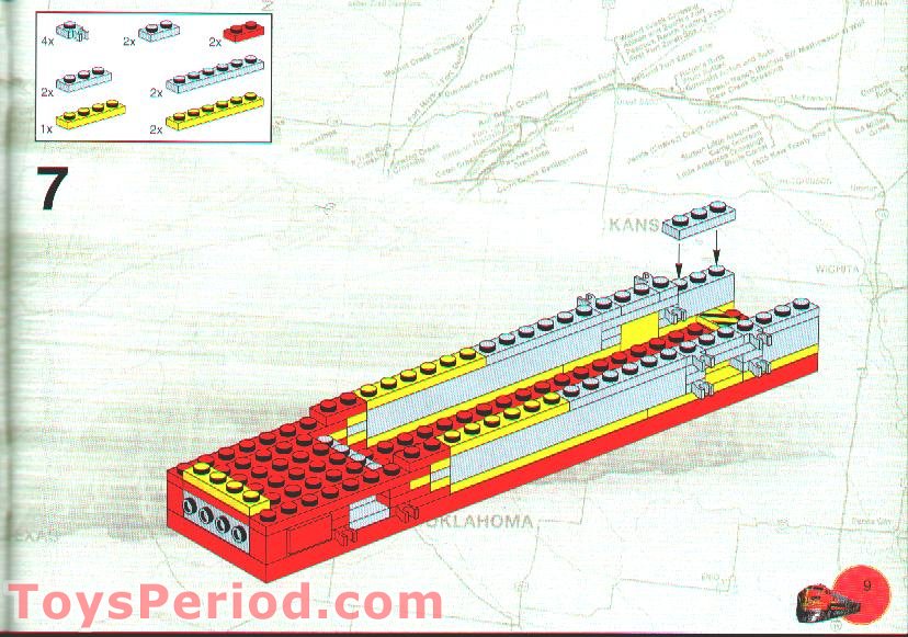 LEGO 10020-1 Santa Fe Super Chief, Standard Edition Instructions and ...
