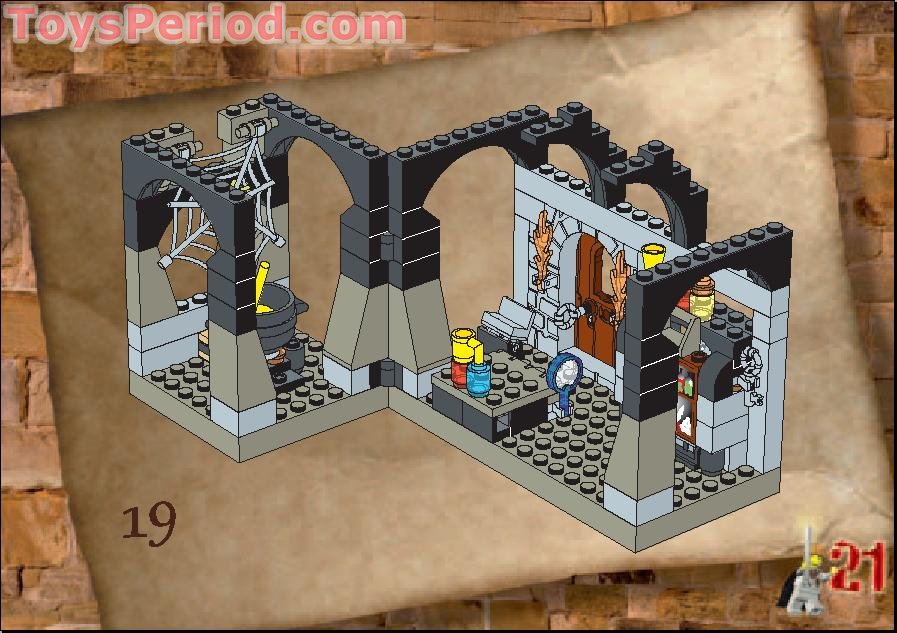 LEGO 4705 Snape's Classroom Instructions and Parts List
