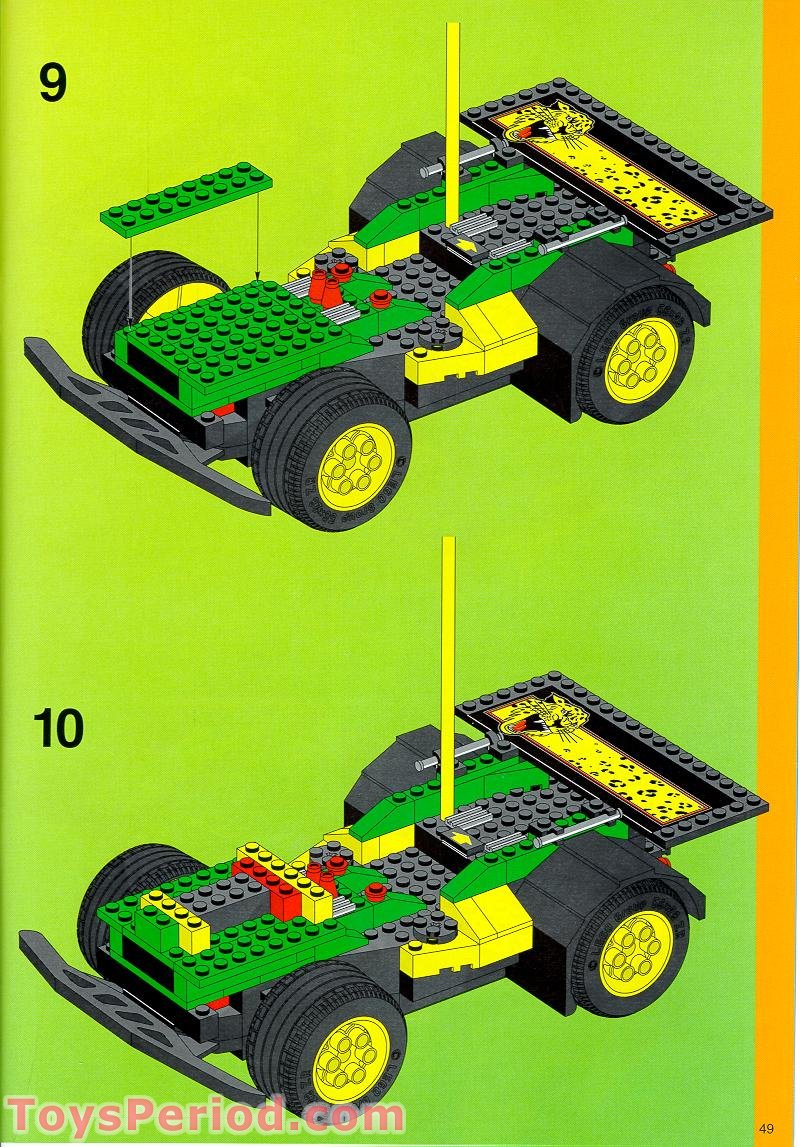LEGO 5600 Radio Control Racer Instructions and Parts List