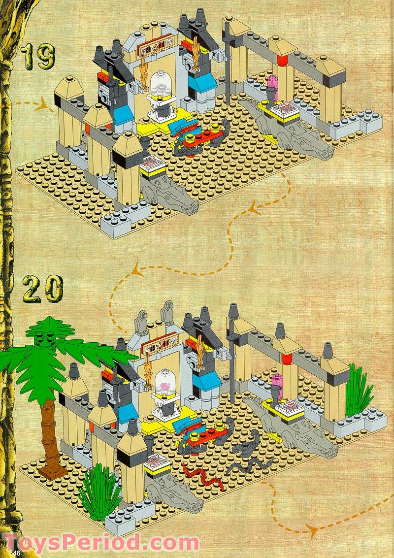 LEGO 5988 Pharaoh's Forbidden Ruins Instructions and Parts List