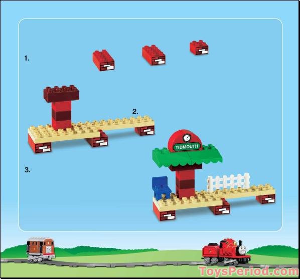 LEGO 5554 Thomas Load and Carry Train Set Instructions and Parts List