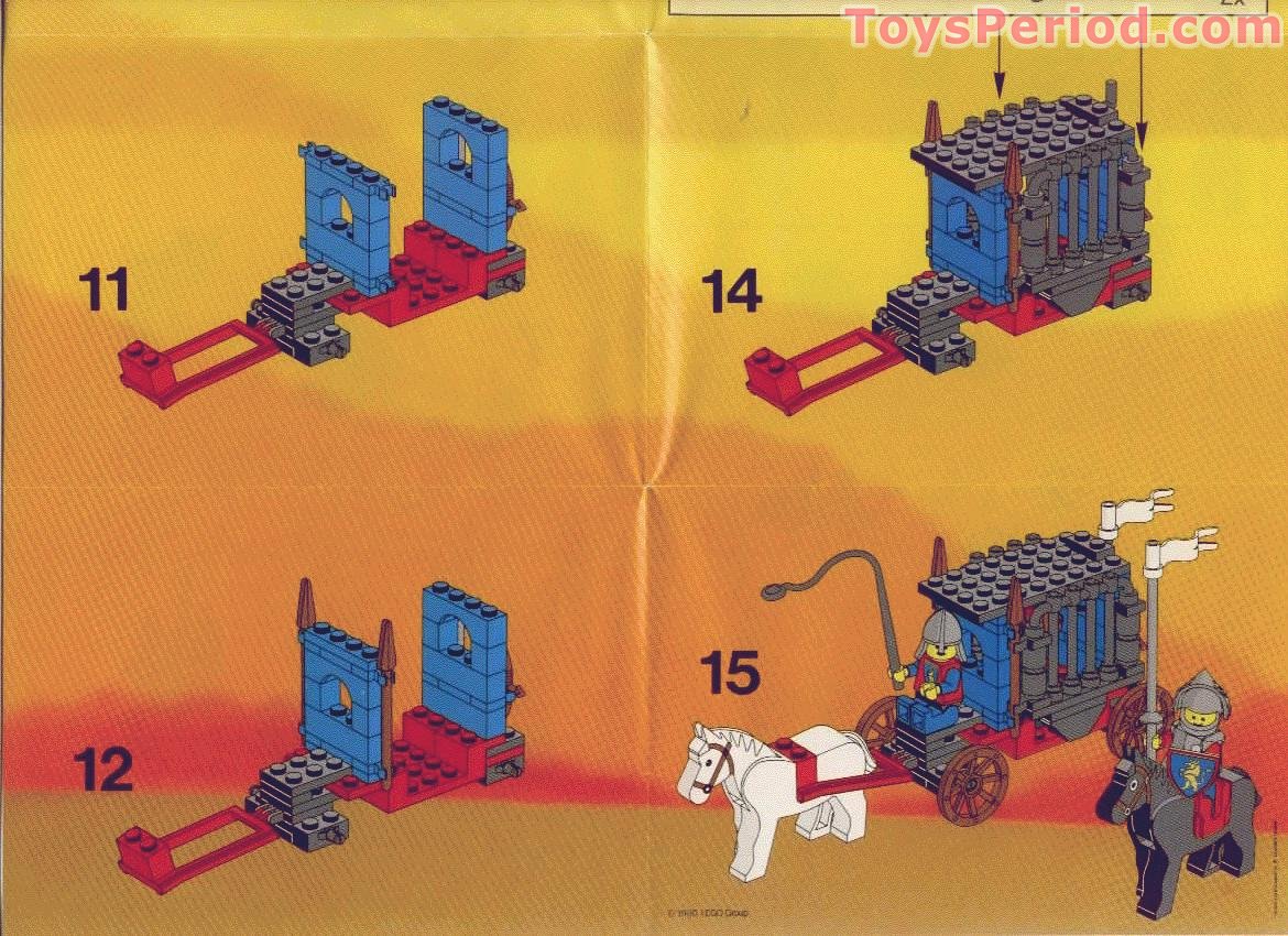 LEGO 6042 Dungeon Hunters Instructions and Parts List