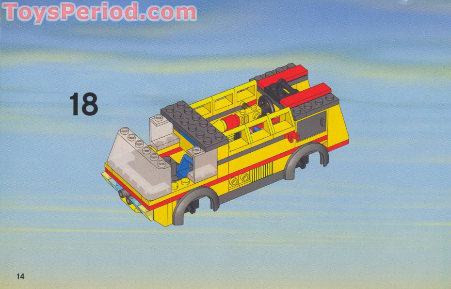 LEGO 7891 Airport Firetruck Instructions and Parts List