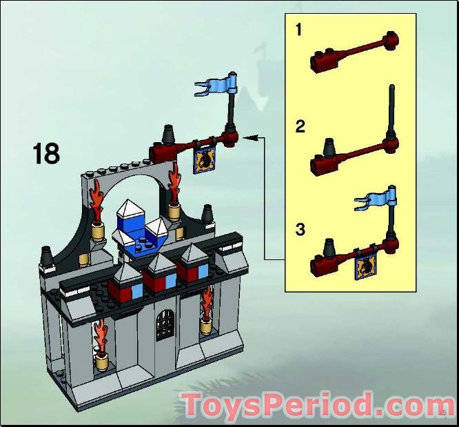 LEGO 8779 The Grand Tournament Instructions and Parts List